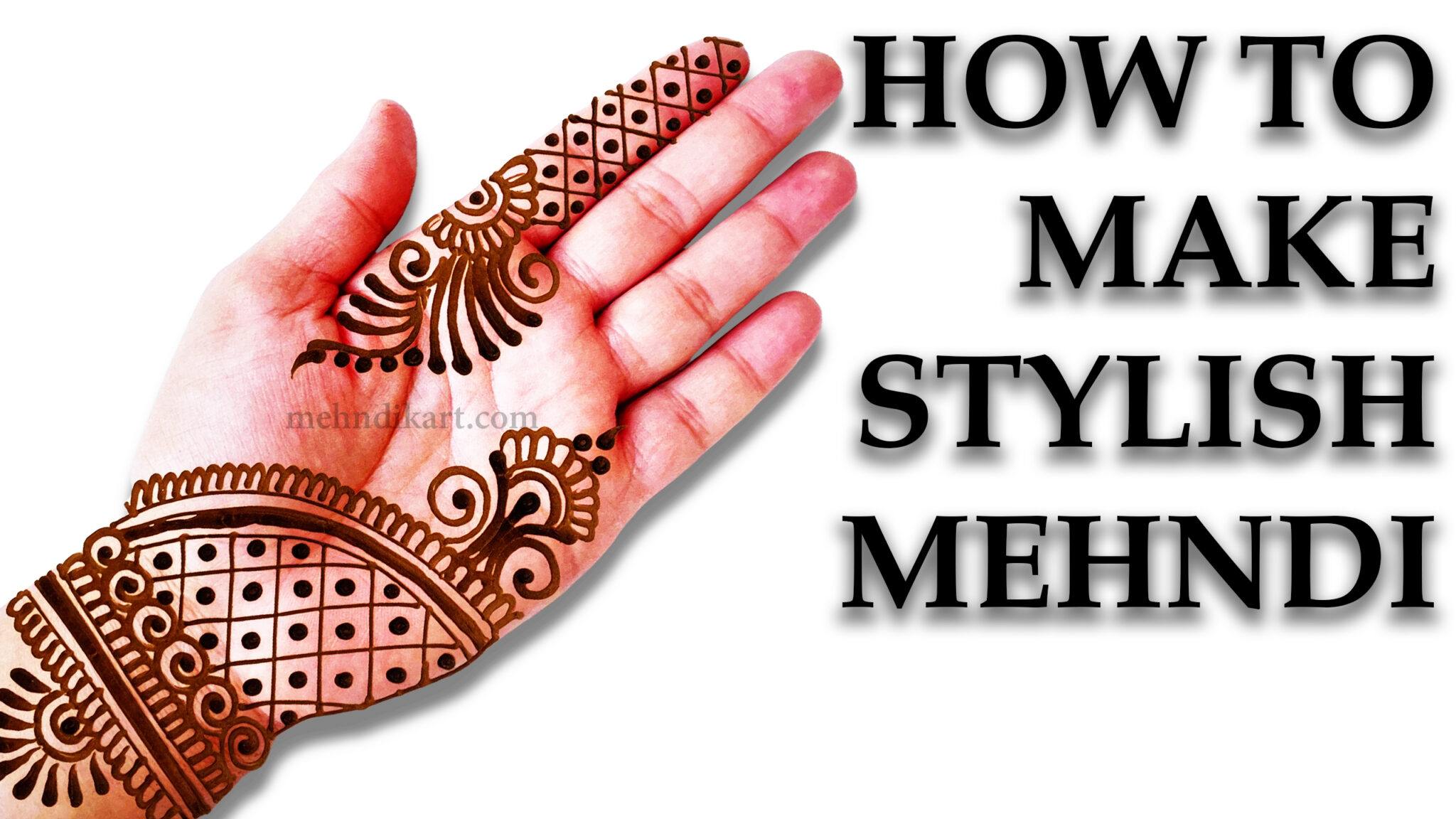 How to Make Chain Design Mehndi - Chain Mehndi Design for Front Hand ...