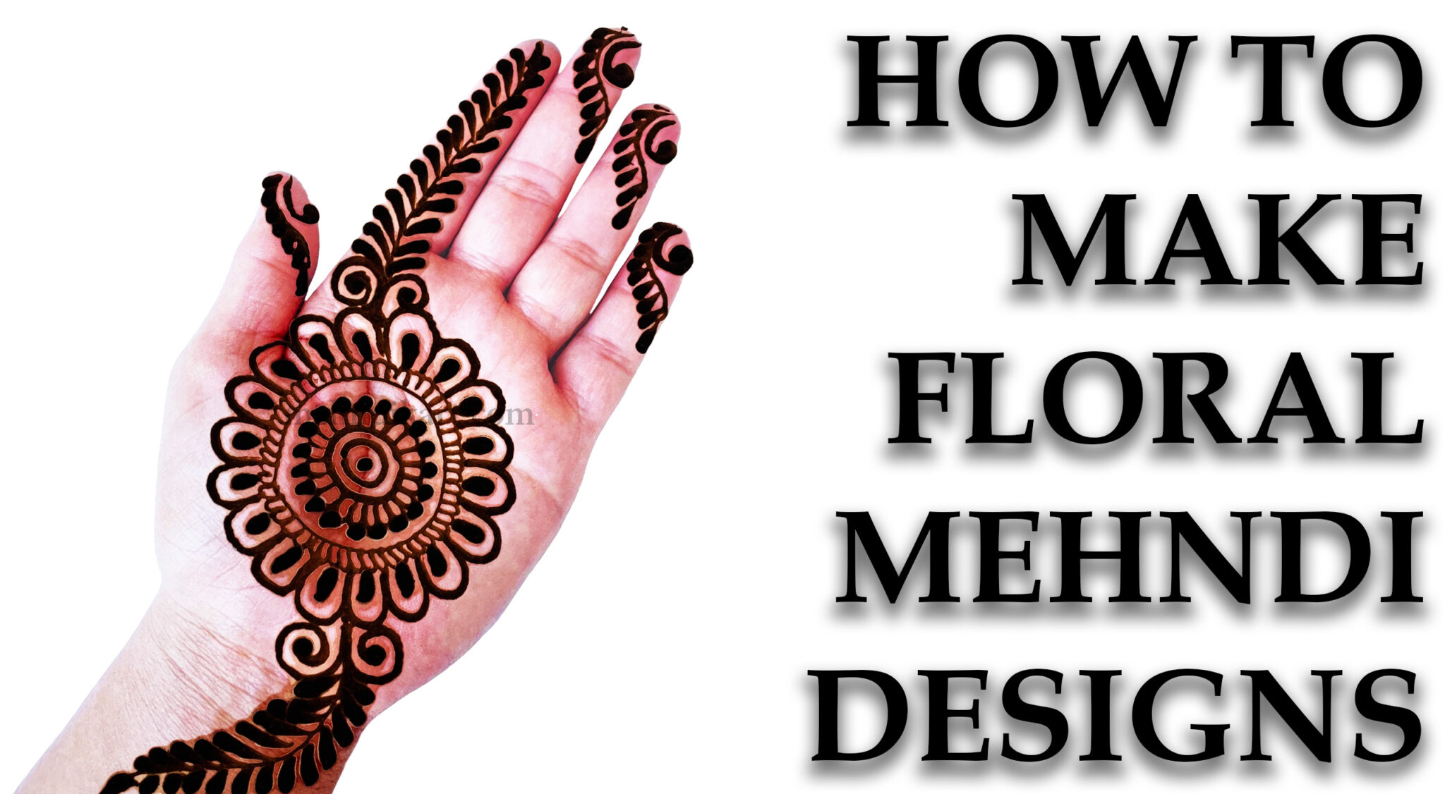 Tutorial: Front Hand Simple Mehndi Design - Easy Mehndi Design Front ...